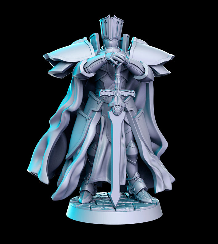 Black Knight Classic JRPG 3D Printed Miniature – Kaiju Studios