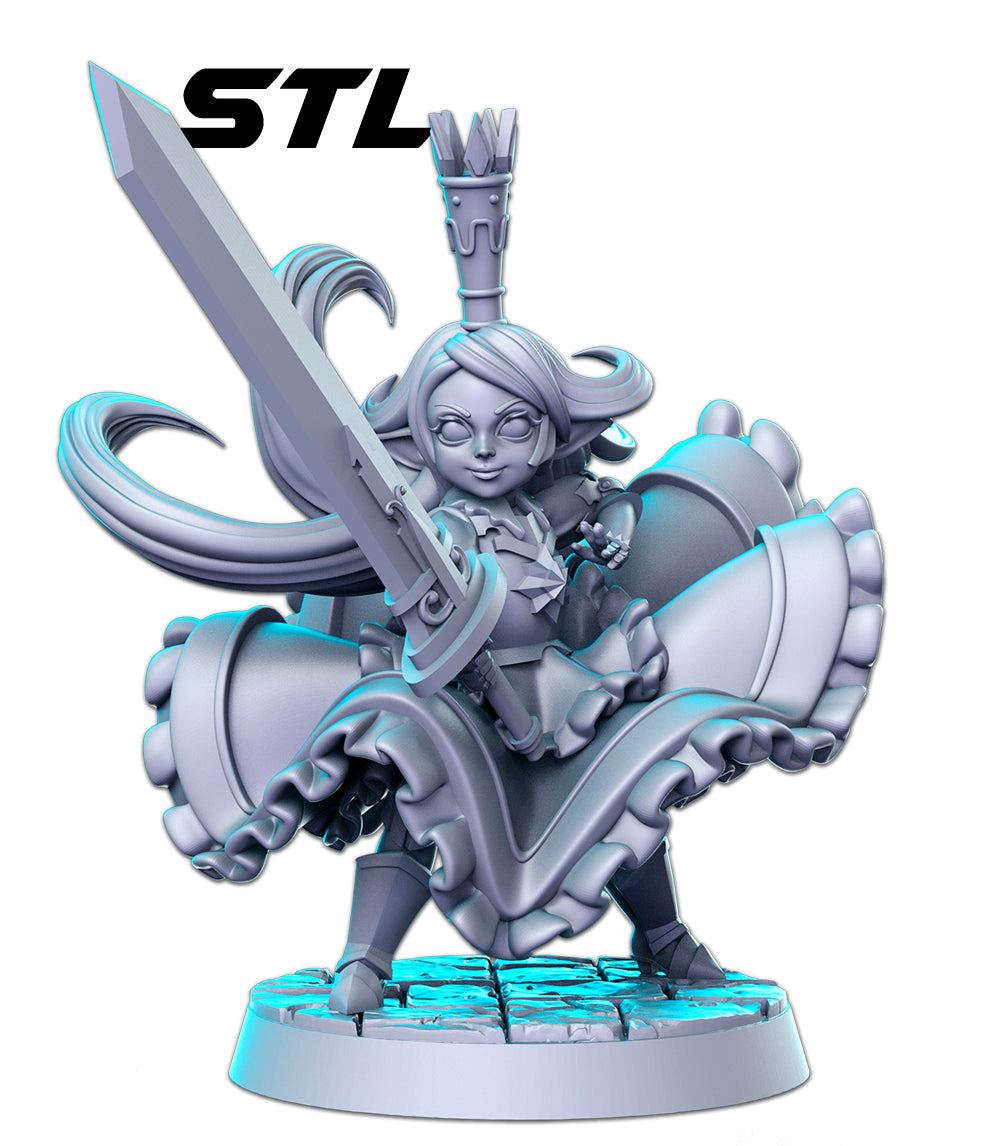 Charlotta Anime Series Vol.3 3D Printed Miniature – Kaiju Studios