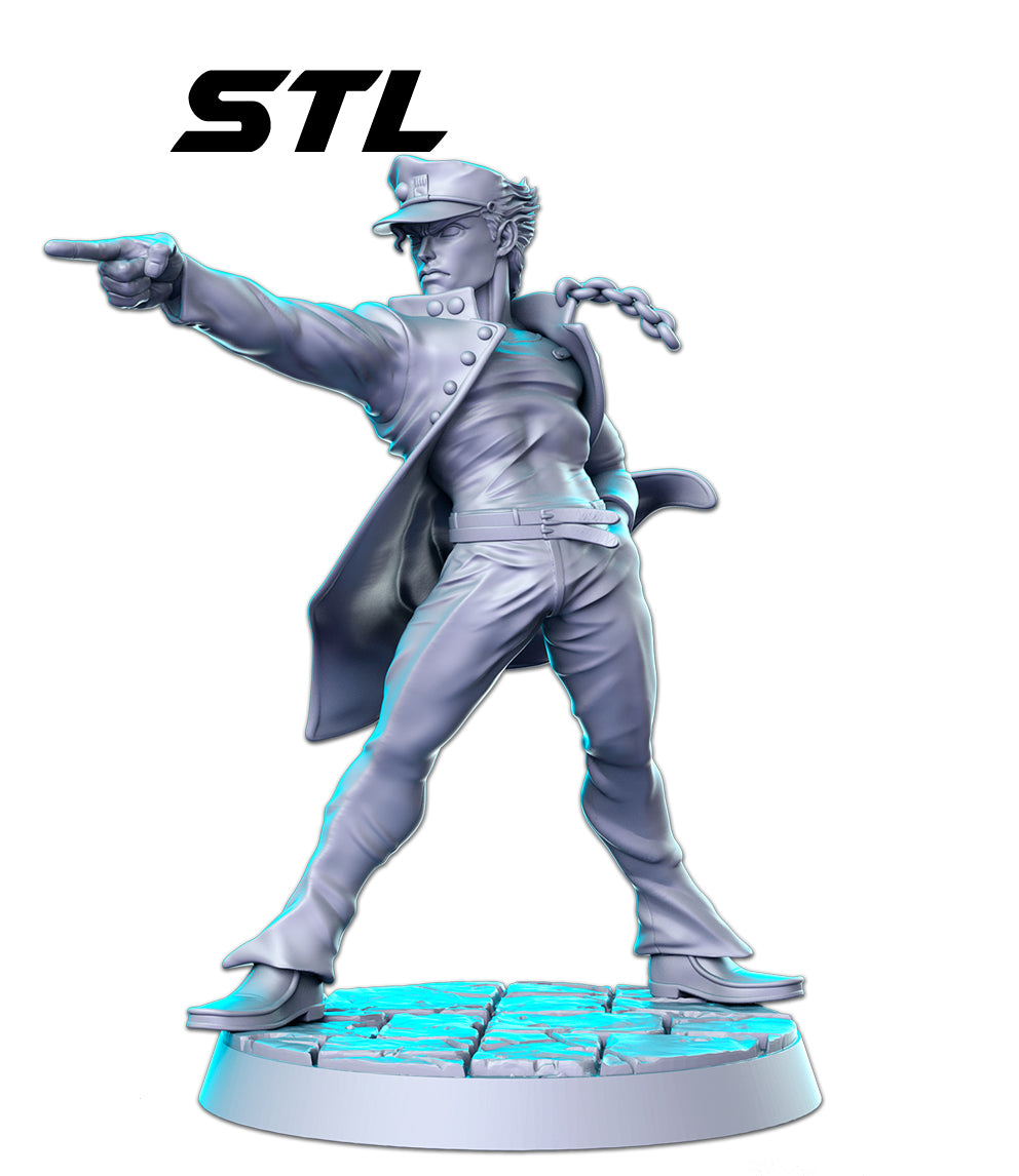 Jotaro - Anime Series 3D Printed Miniature – Kaiju Studios