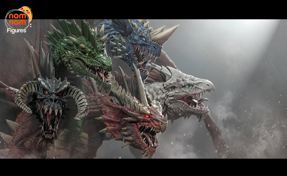 Tiamat - Dungeons & Dragons Garage Kit – Kaiju Studios