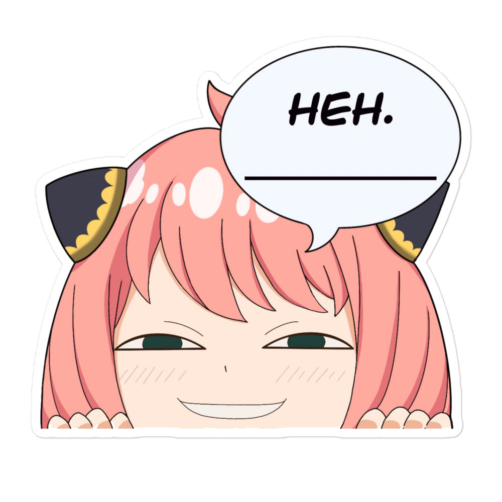 Heh Penut Girl Sticker – Kaiju Studios