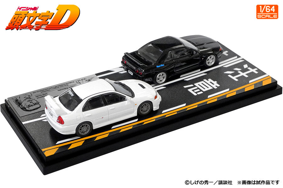 1/64 Initial D Set Vol.18 Takeshi Nakazato Skyline GT-R (BNR32) & Seij ...
