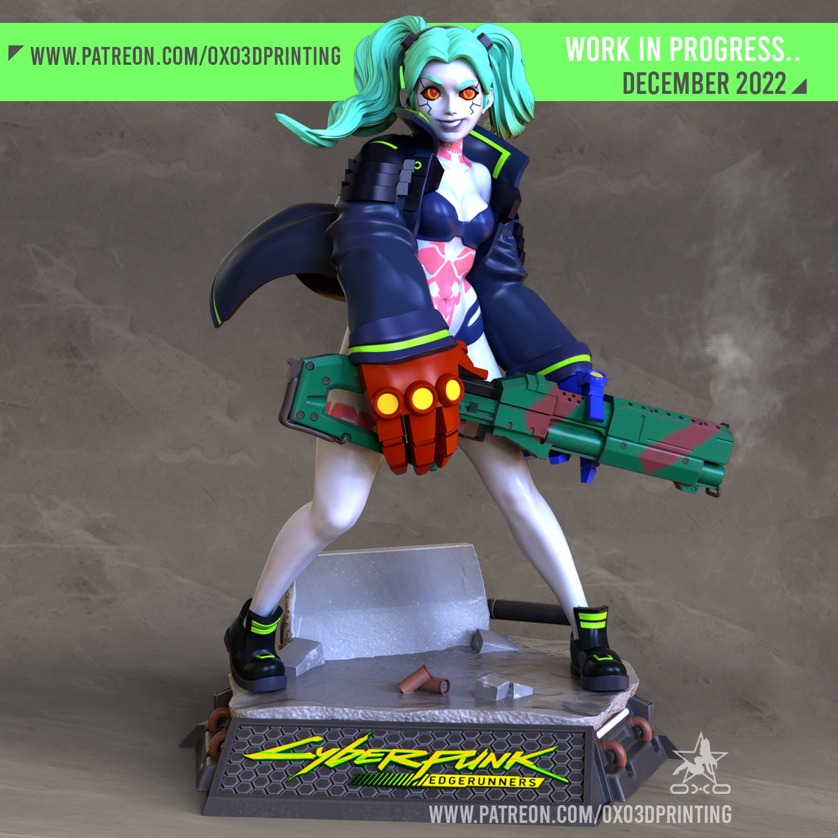 Rebecca - CyberPunk Edge Runners Garage Kit – Kaiju Studios