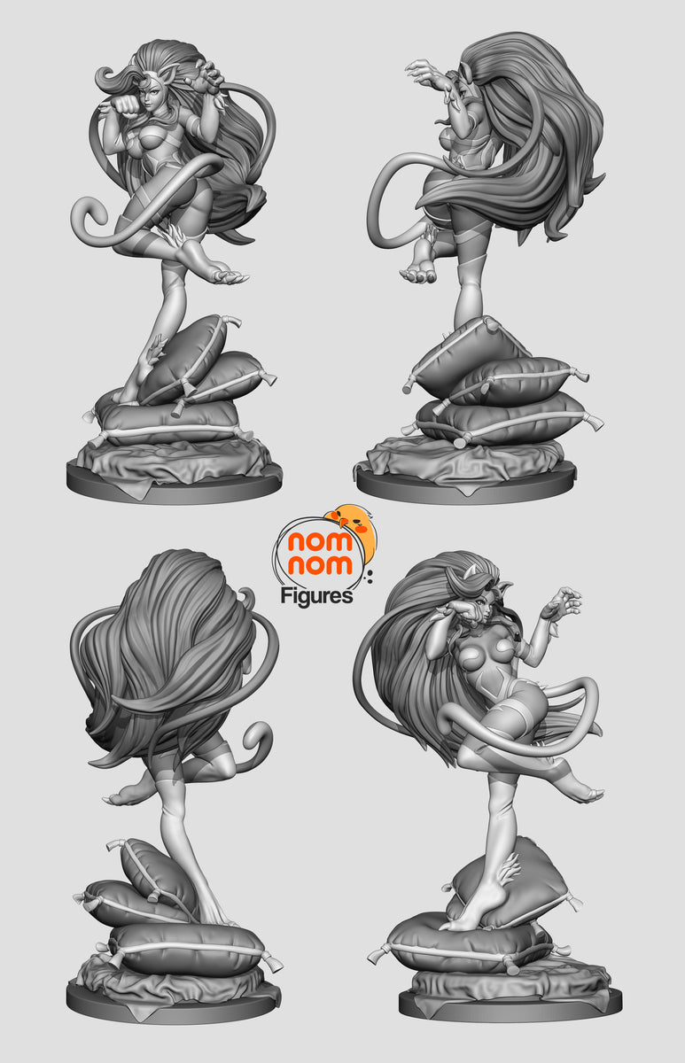 Felicia Rosemary DarkStalkers Figure Unpainted Resin Statue Garage Kit ...