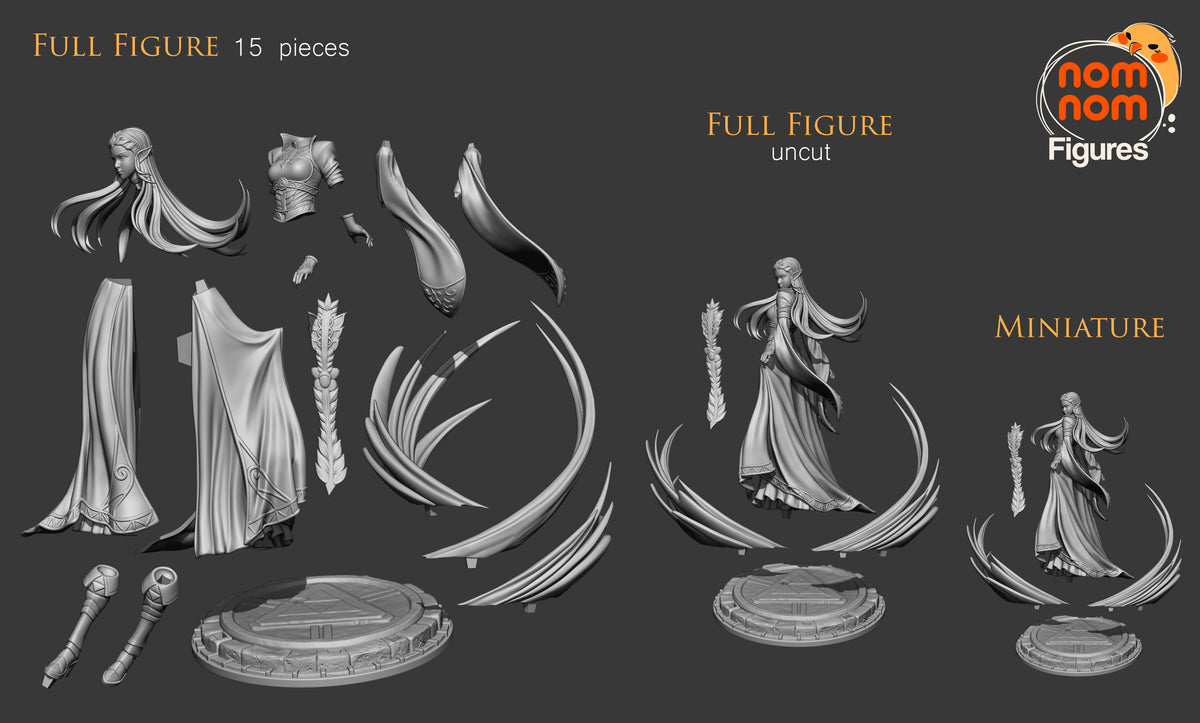 Princess Zelda Garage Kit - Breath of the Wild – Kaiju Studios